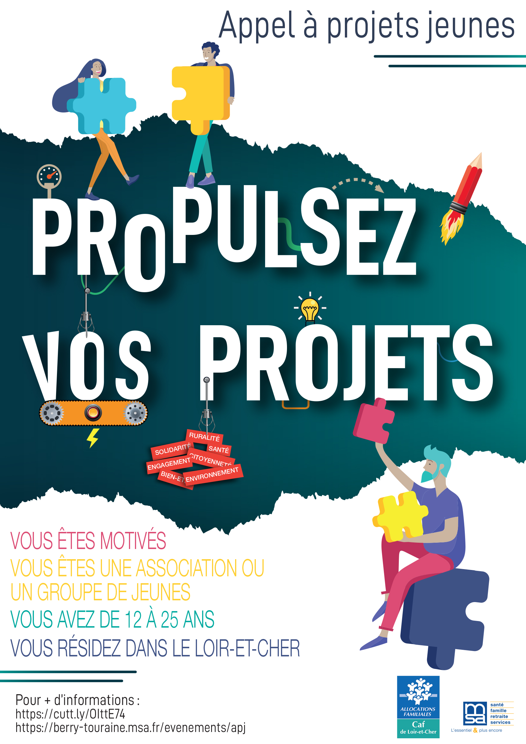 Appel à projets jeunes - Territoires vendômois - Communauté d’agglomération